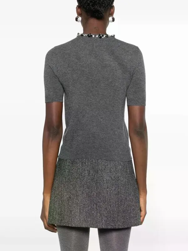 Valentino Garavani Embroidered Wool Sweater
