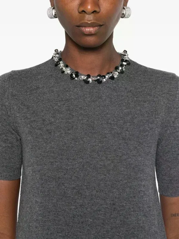 Valentino Garavani Embroidered Wool Sweater