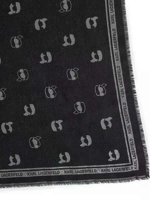 Karl Lagerfeld Ikon Jacquard Scarf