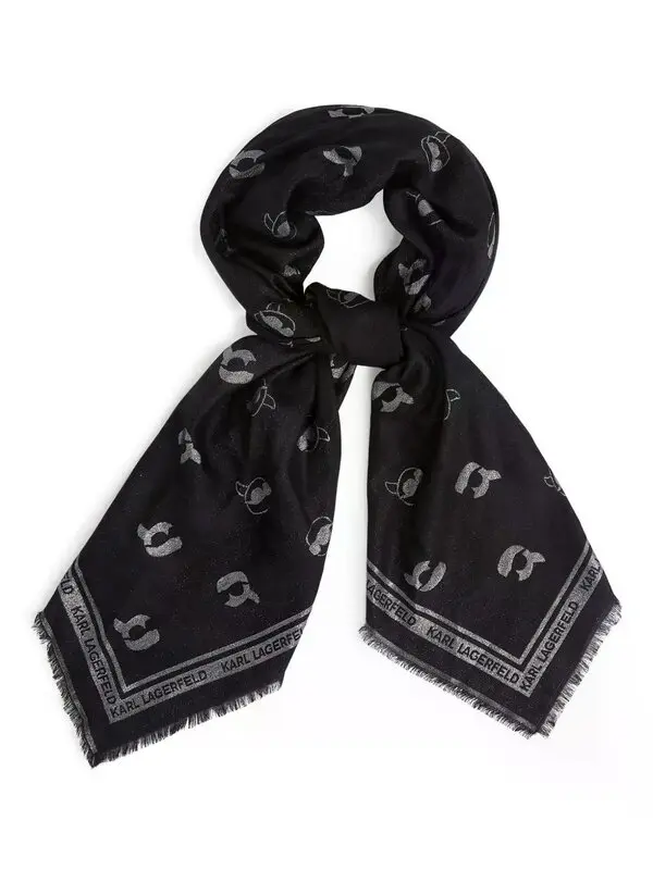 Karl Lagerfeld Ikon Jacquard Scarf