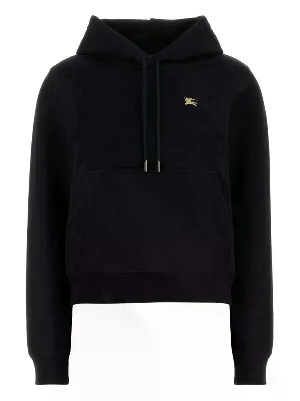 Burberry Embroidered Hoodie - Black