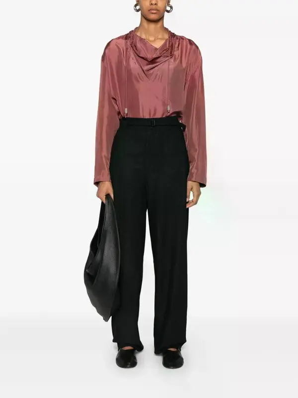 LEMAIRE Belted Pleated Trousers
