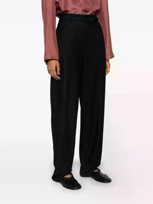 LEMAIRE Belted Pleated Trousers