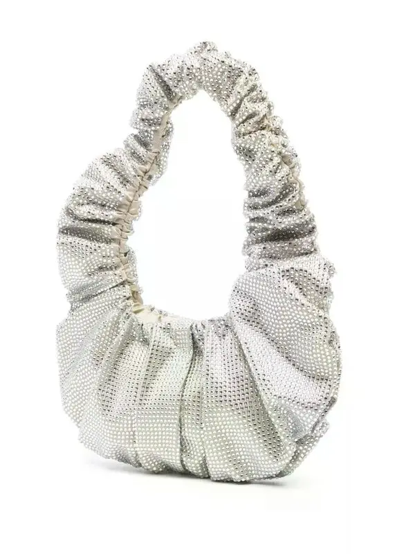 Giuseppe Di Morabito Crystal-embellished Ruched Tote Bag