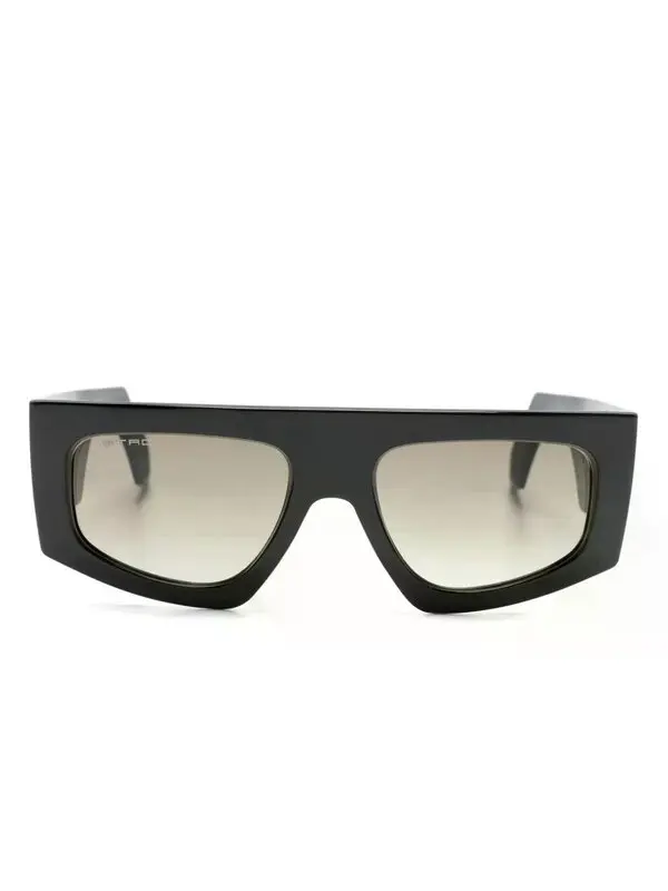 Etro Pegaso Rectangle-frame Sunglasses - Black