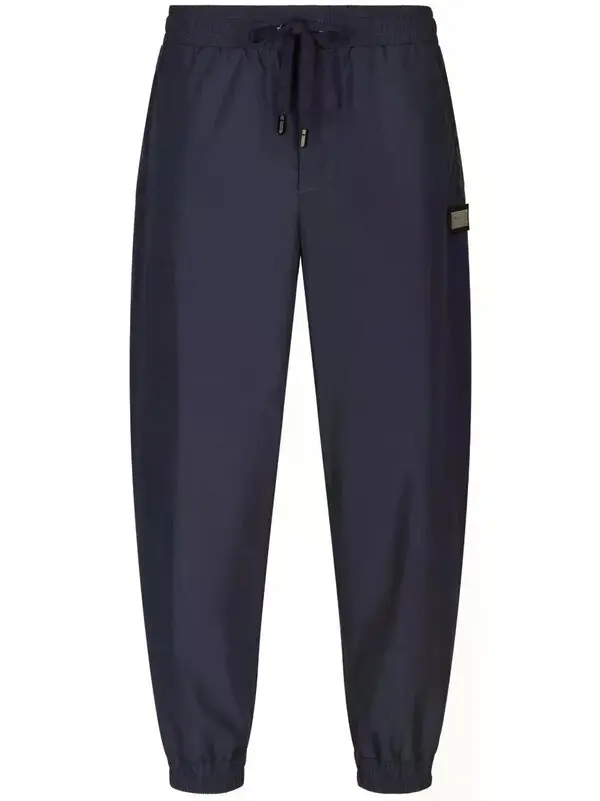 Dolce & Gabbana Logo-plaque Drawstring Track Pants