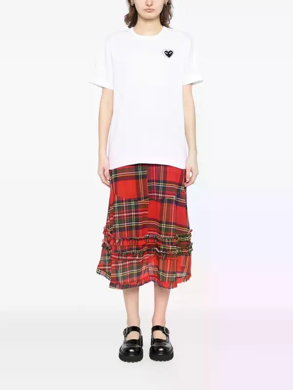 Play Comme Des Garcon Logo Patch T-shirt
