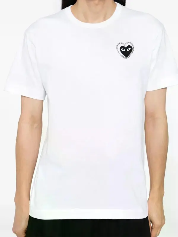 Play Comme Des Garcon Logo Patch T-shirt