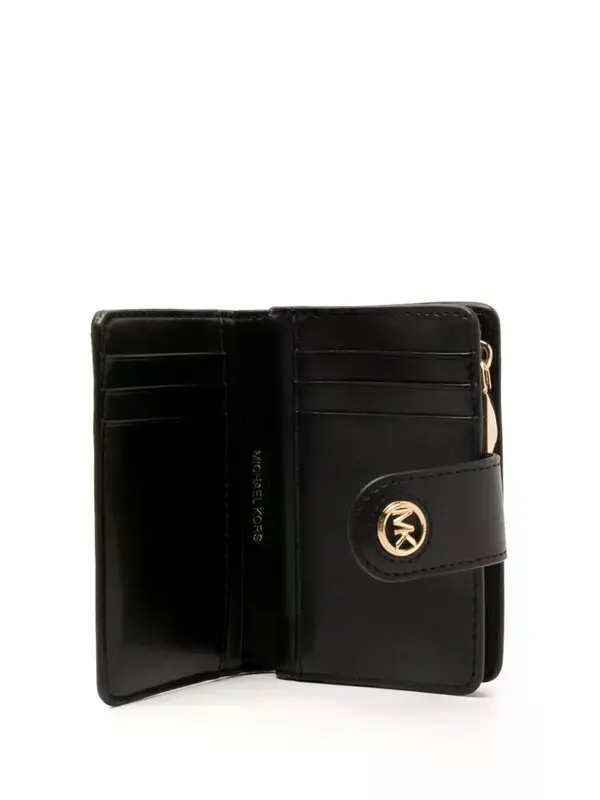 Michael Kors Logo Plaque Leather Purse