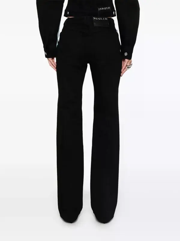 MUGLER Bi-color Straight-leg Jeans