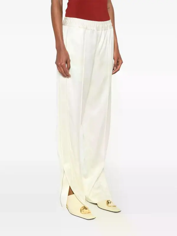 JIL SANDER Elasticated Straight-leg Trousers - Neutrals