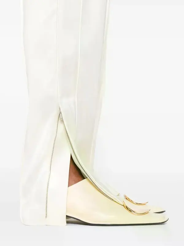 JIL SANDER Elasticated Straight-leg Trousers - Neutrals