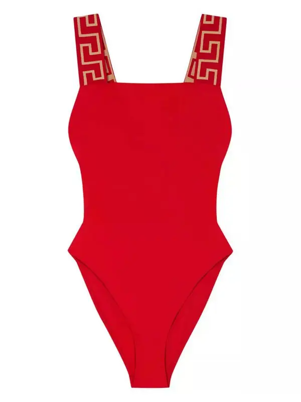 Versace Greca Border One-piece Swimsuit