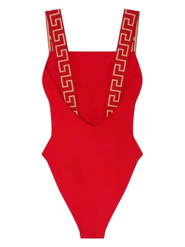 Versace Greca Border One-piece Swimsuit