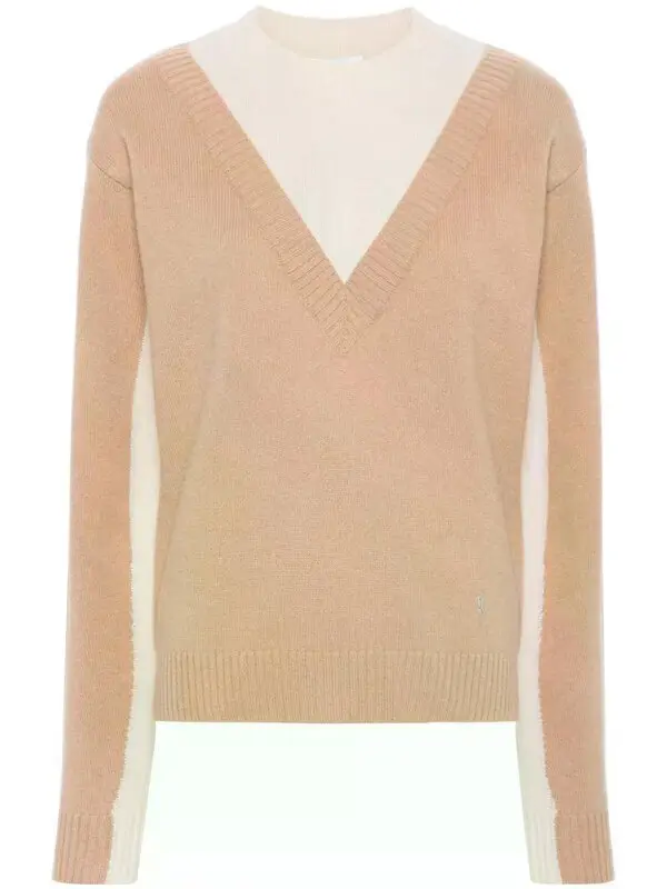 Rabanne Two-tone Layered Jumper