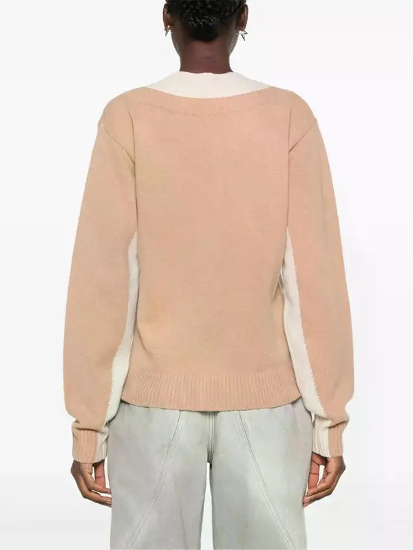 Rabanne Two-tone Layered Jumper