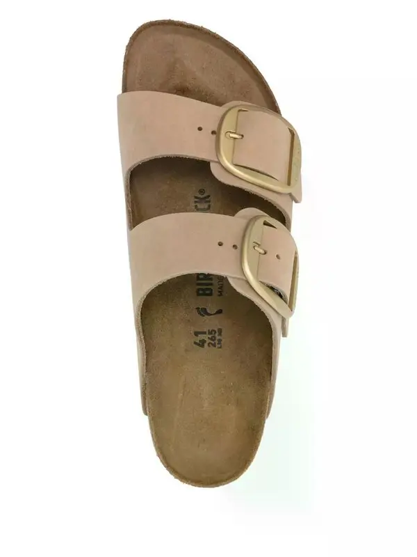 BIRKENSTOCK Arizona Big Buckle Slides - Neutrals