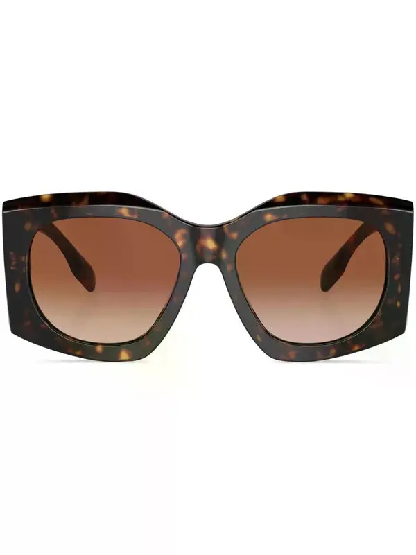 Burberry Madeline Geometric-frame Sunglasses - Brown