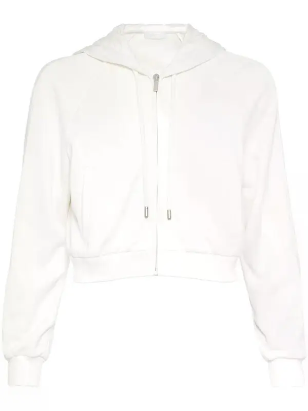 ERES Zip-up Sweatshirt - White