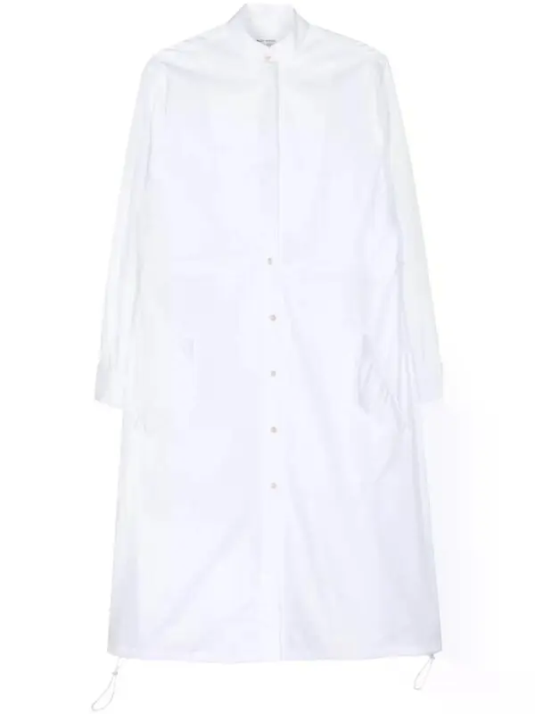 WALES BONNER Contrast Poplin Midi Dress