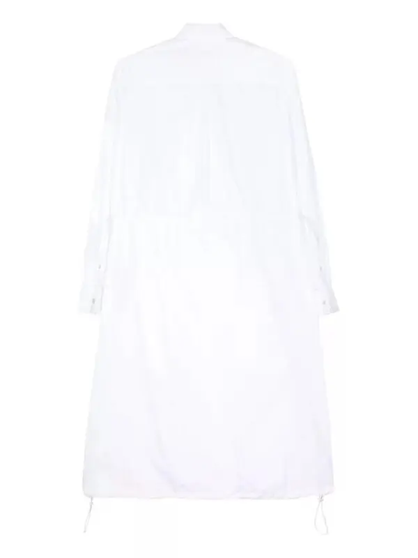 WALES BONNER Contrast Poplin Midi Dress
