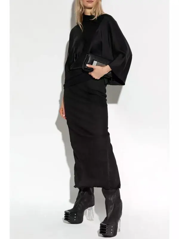 Rick Owens Cylinder Draped Sleeve Top