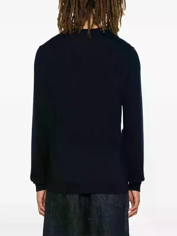 Eric Bompard Extrafine Round Neck Cashmere Sweater - Blue