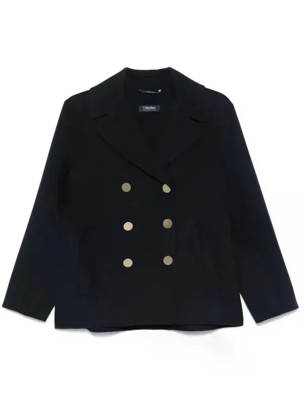 Max Mara Margot Pea Coat - Blue