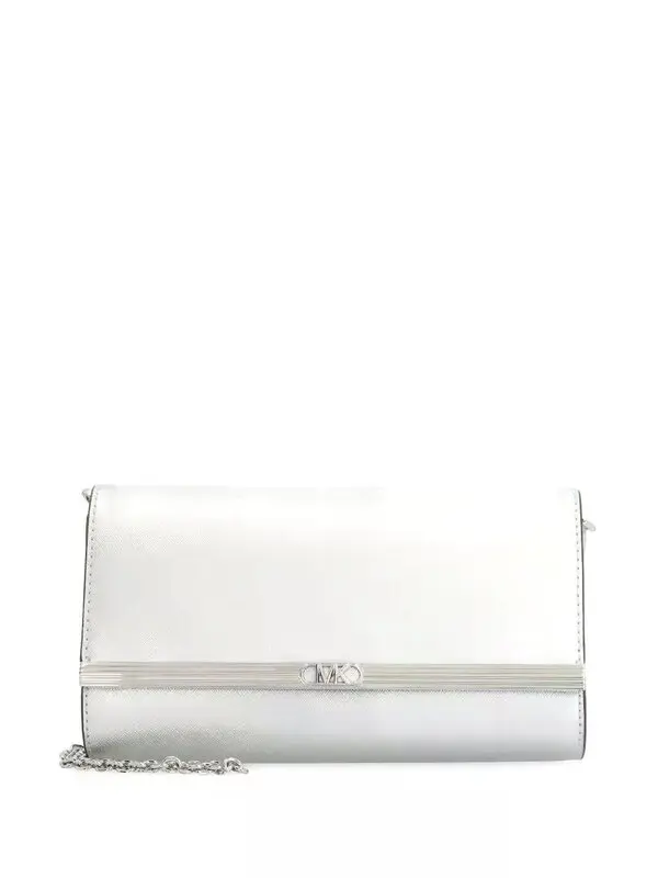 Michael Kors Mona Metallic Clutch Bag
