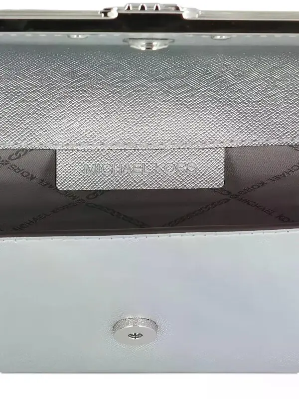Michael Kors Mona Metallic Clutch Bag