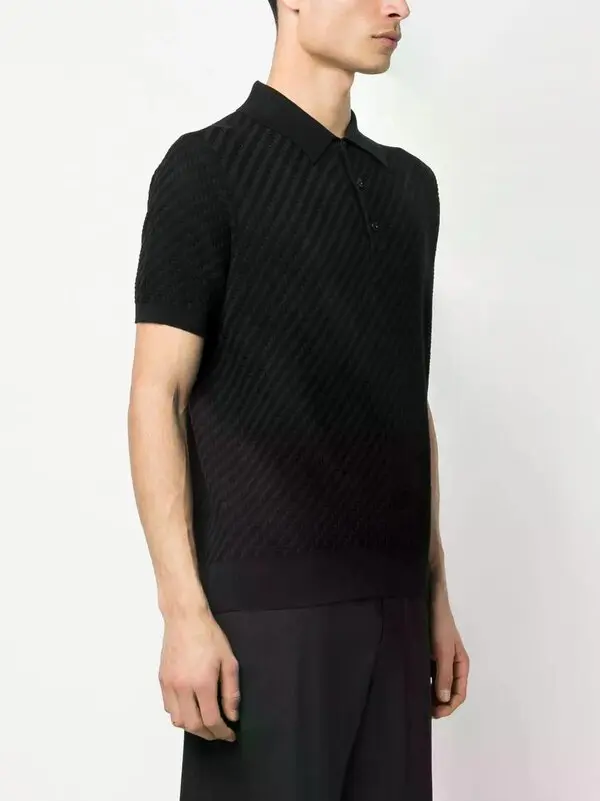 Brioni Waffle-knit Polo Shirt