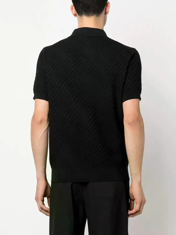 Brioni Waffle-knit Polo Shirt