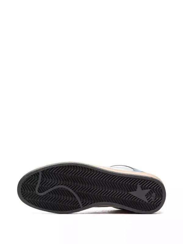GOLDEN GOOSE Ball Star Ivory Sneakers - Blue