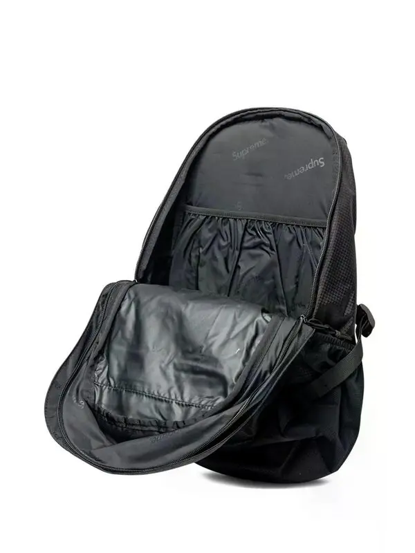 Supreme Logo-patch Backpack - Black