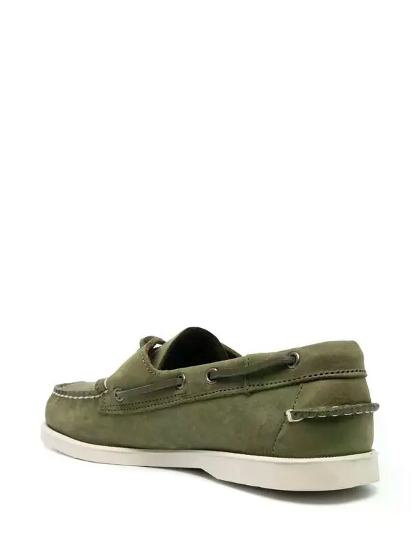 SEBAGO Suede Boat Shoes - Green