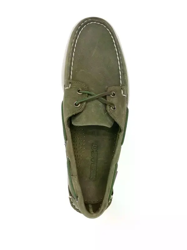 SEBAGO Suede Boat Shoes - Green
