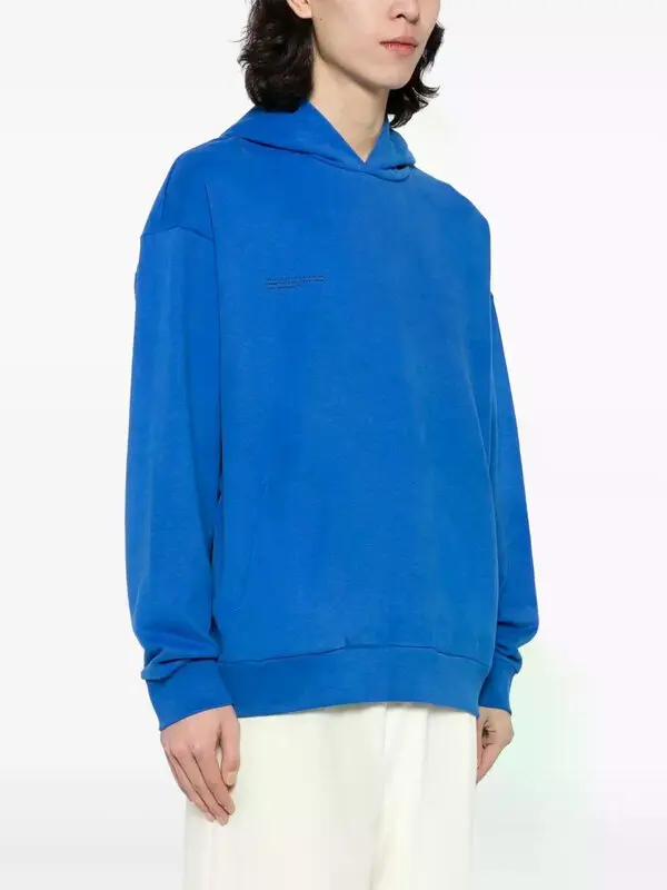 PANGAIA 365 Midweight Organic-cotton Hoodie - Blue