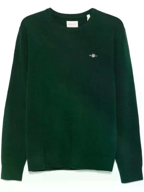 Gant Fine-knit Sweater - Green