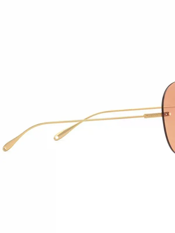 Gucci Round-frame Logo-charm Sunglasses