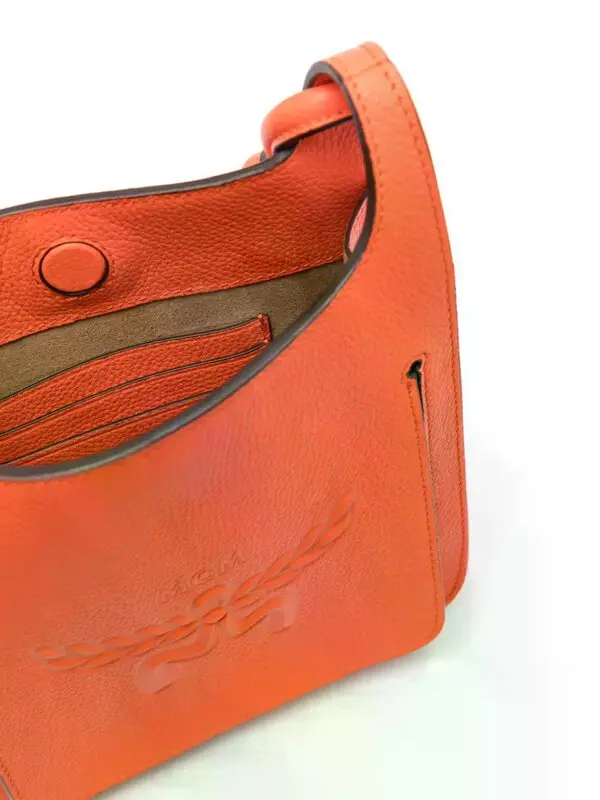 Mcm Mini Himmel Hobo Crossbody Bag - Orange