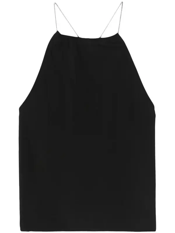 THOM KROM Chain-straps Gathered Tank Top