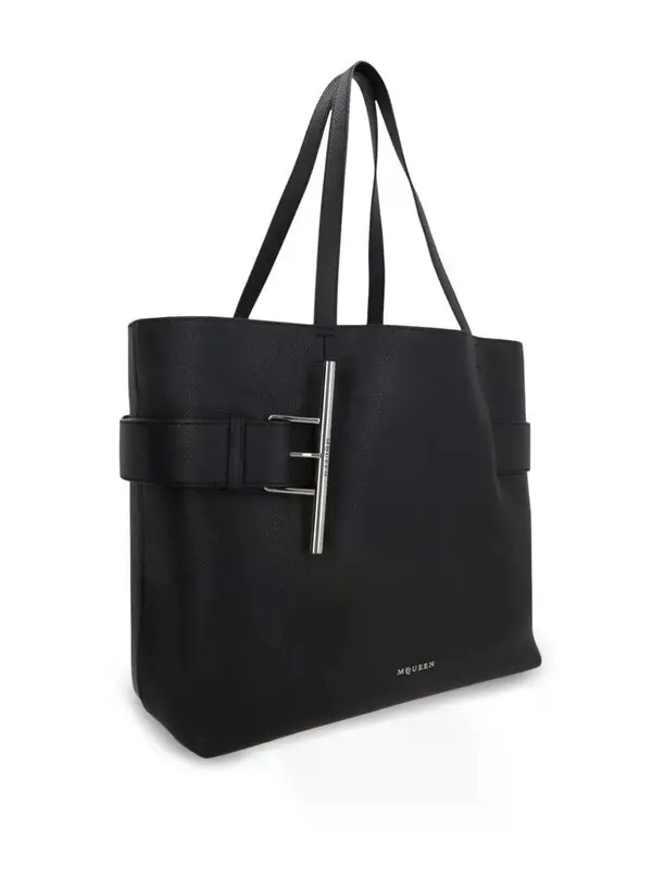 Alexander McQueen T-bar Sling Tote Bag - Black