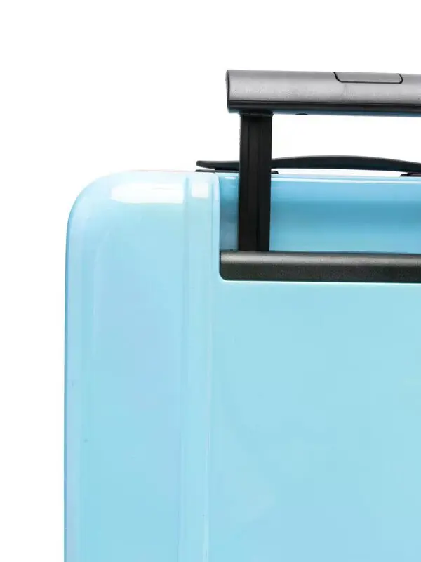 FLOYD Logo-print High-shine Cabin Suitcase - Blue