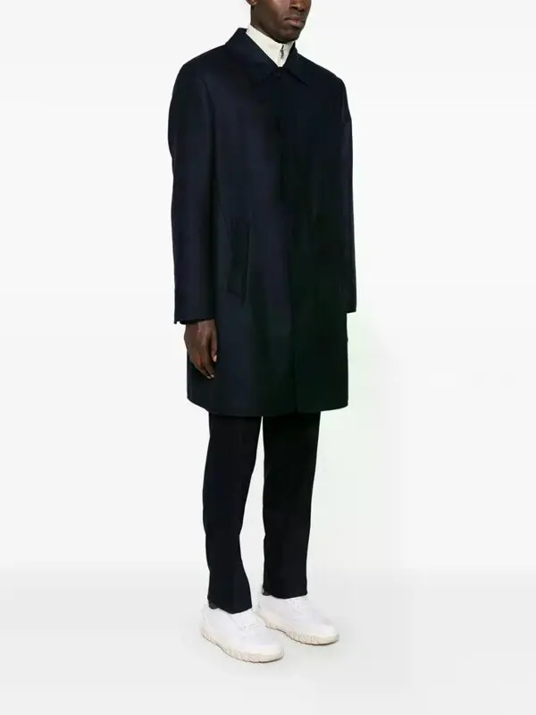 Brioni Felted Twill Weave Coat