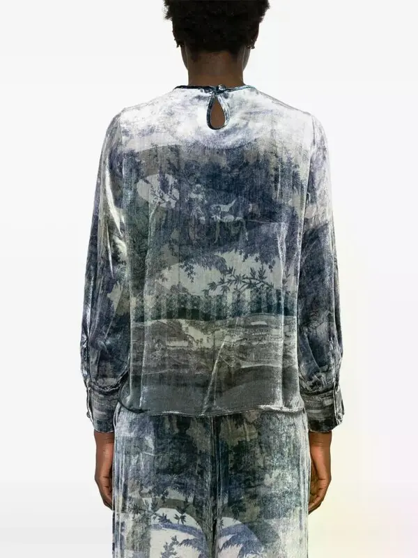 PIERRE-LOUIS MASCIA Kanpur Top - Blue
