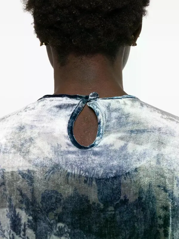 PIERRE-LOUIS MASCIA Kanpur Top - Blue