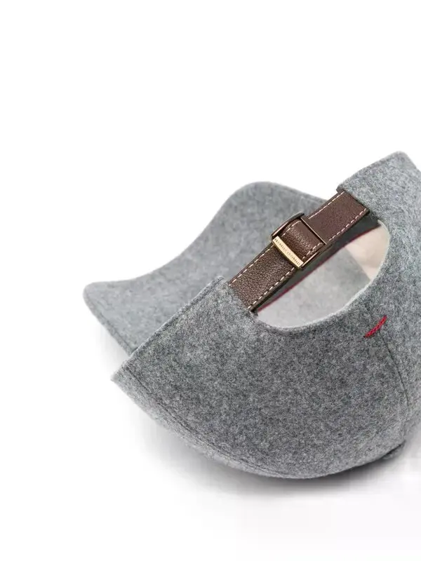 Brunello Cucinelli Logo-embroidered Mélange Cap