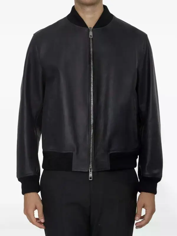 Dolce & Gabbana Zip-up Leather Jacket