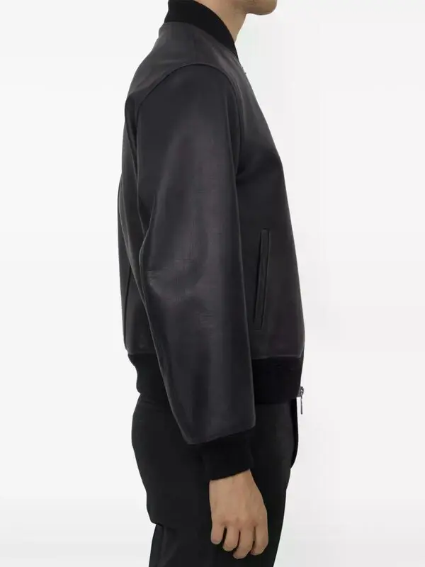 Dolce & Gabbana Zip-up Leather Jacket
