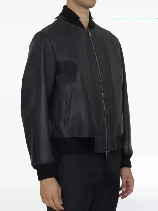 Dolce & Gabbana Zip-up Leather Jacket